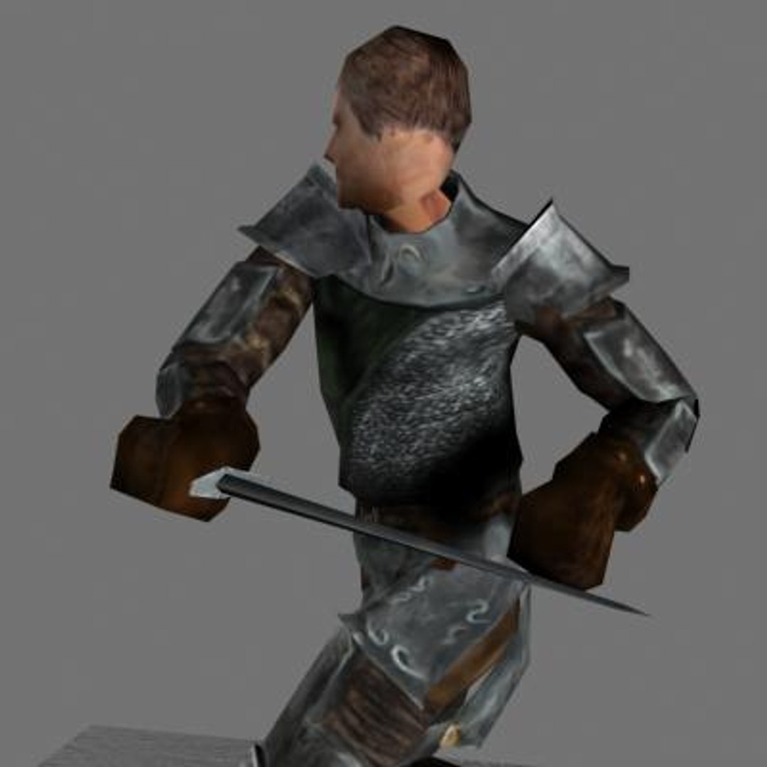 3d medieval heavy knight