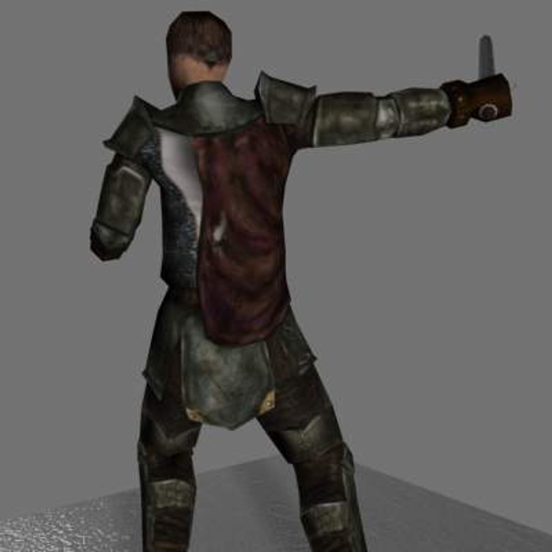 3d medieval heavy knight