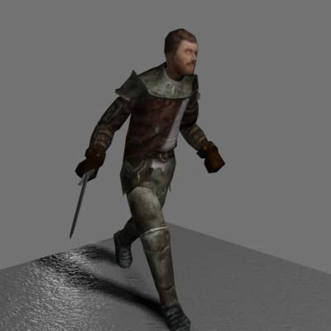 3d medieval heavy knight