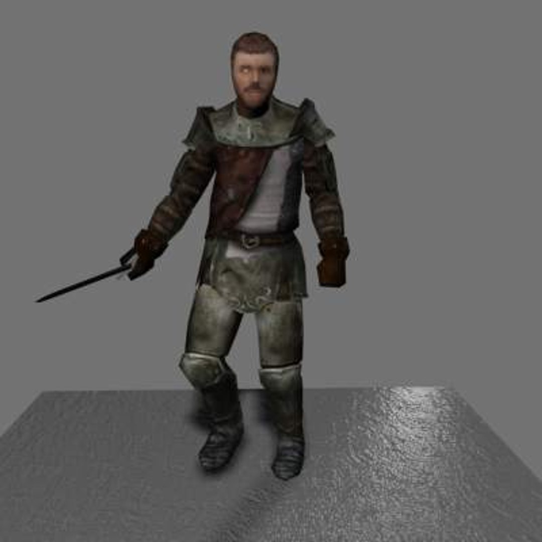 3d medieval heavy knight