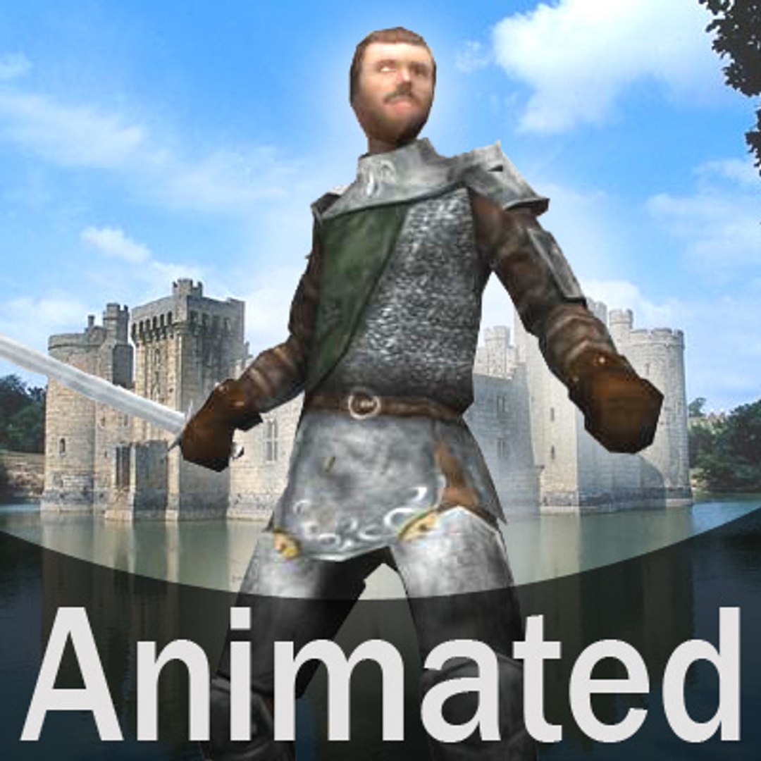 3d medieval heavy knight