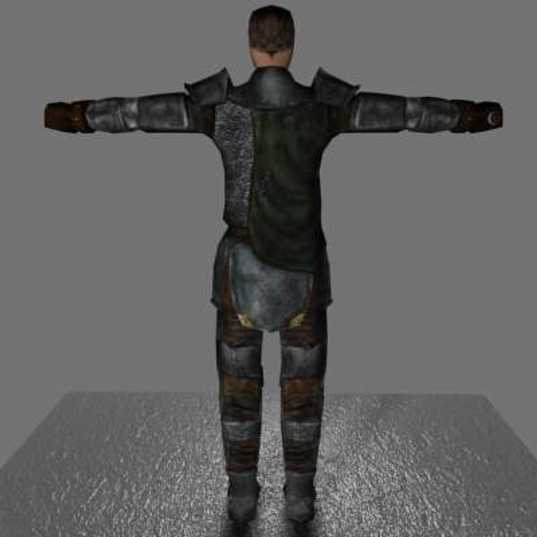 3d medieval heavy knight