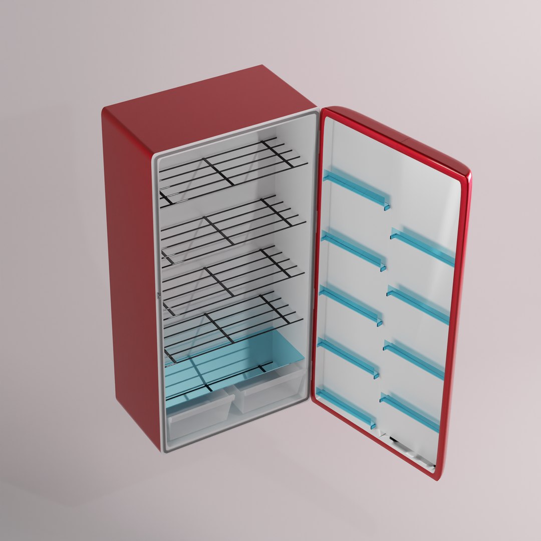 Mini Refrigerator 3D Model - TurboSquid 1919291