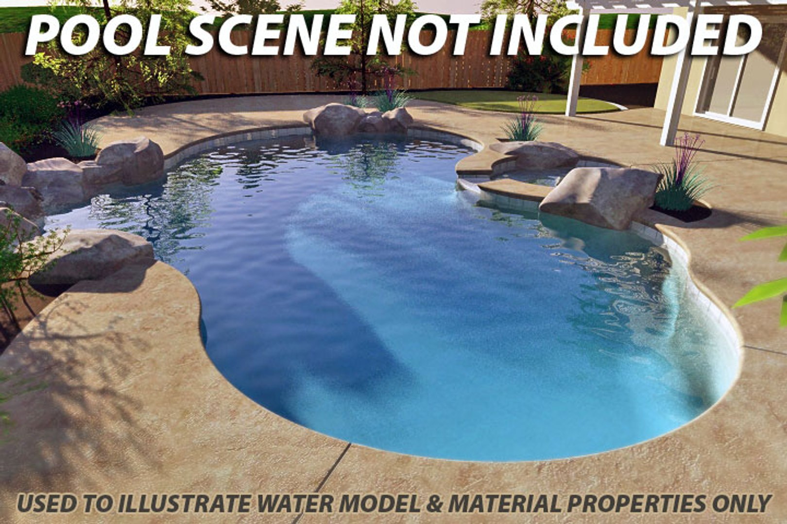 Pools Water Swimming 3d Model