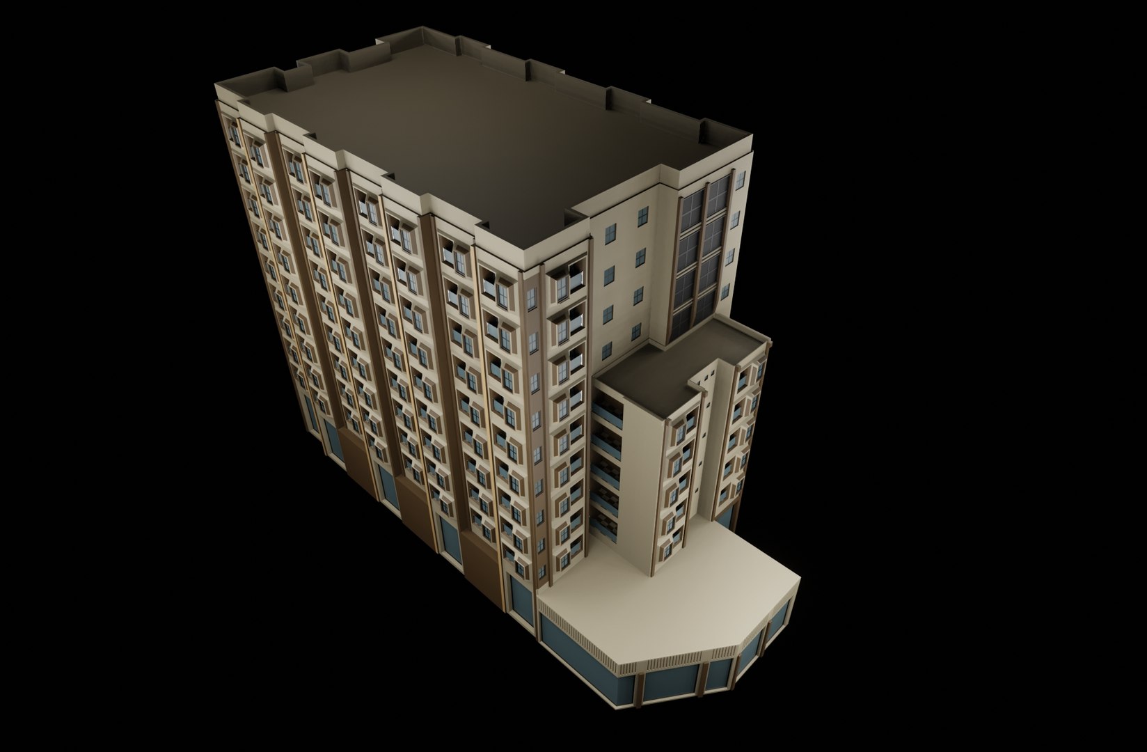 Modern Hotel Resident 3D Model - TurboSquid 2192178