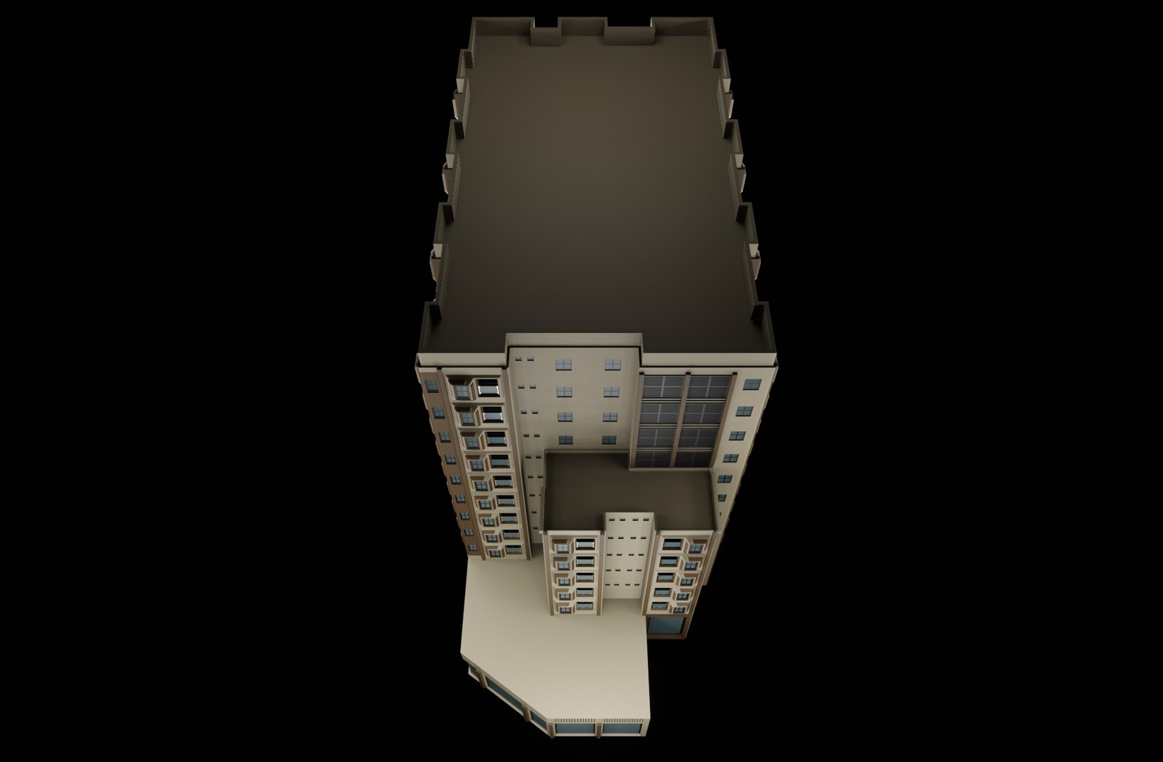 Modern Hotel Resident 3D Model - TurboSquid 2192178