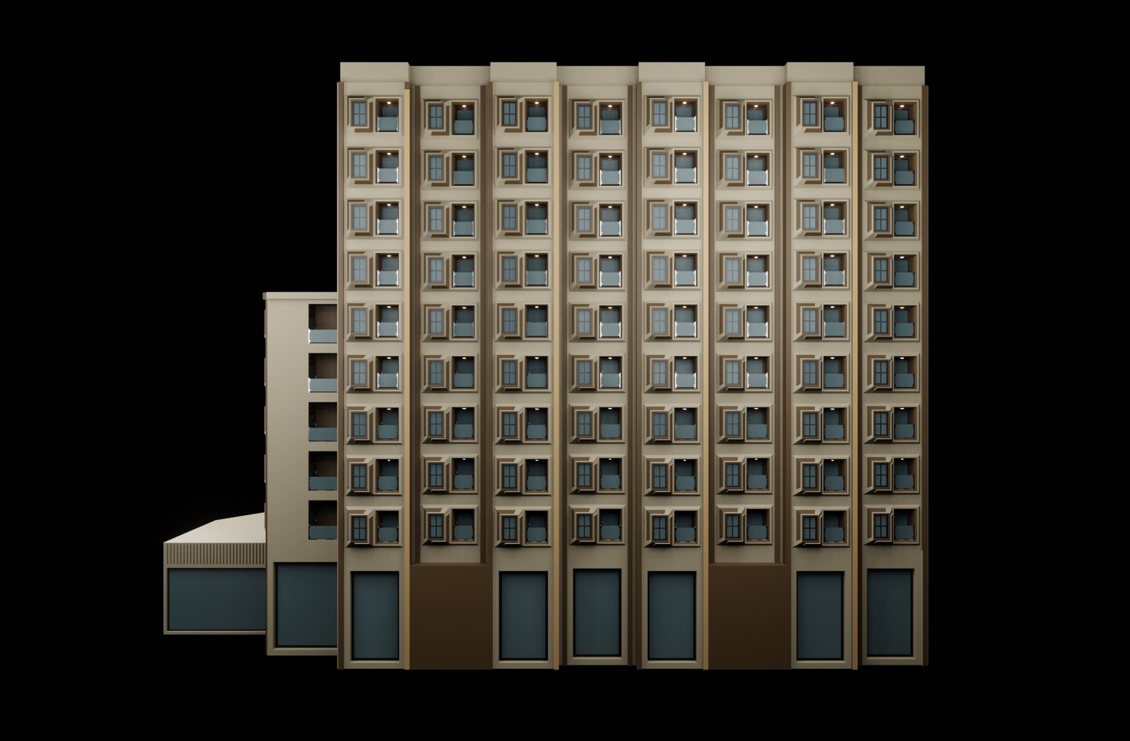 Modern Hotel Resident 3D Model - TurboSquid 2192178