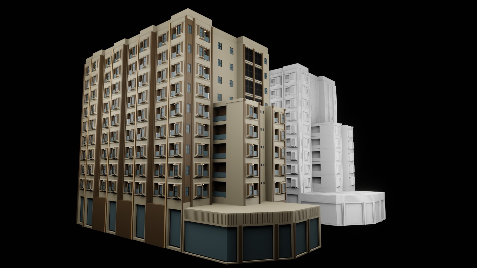 Modern Hotel Resident 3D Model - TurboSquid 2192178