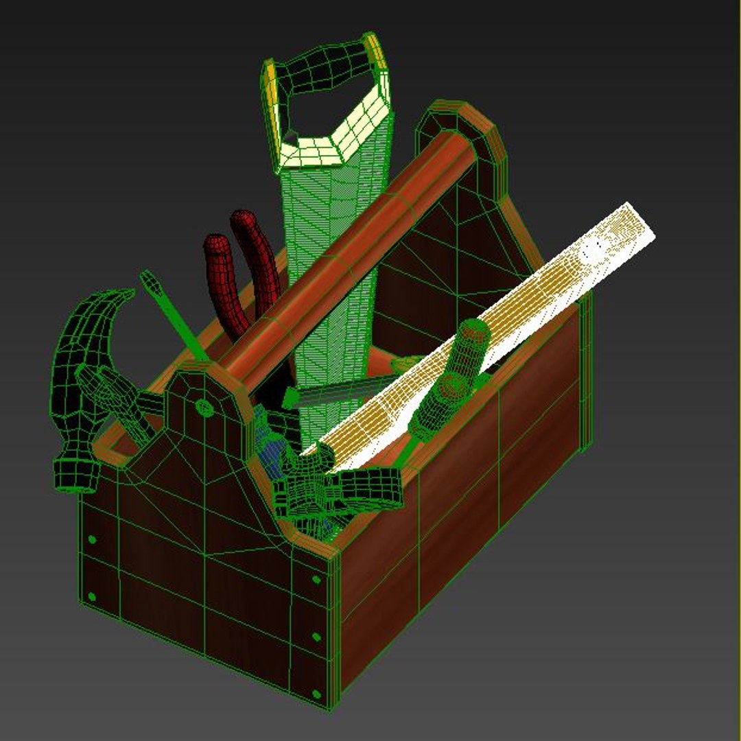 3d Tool Box Model