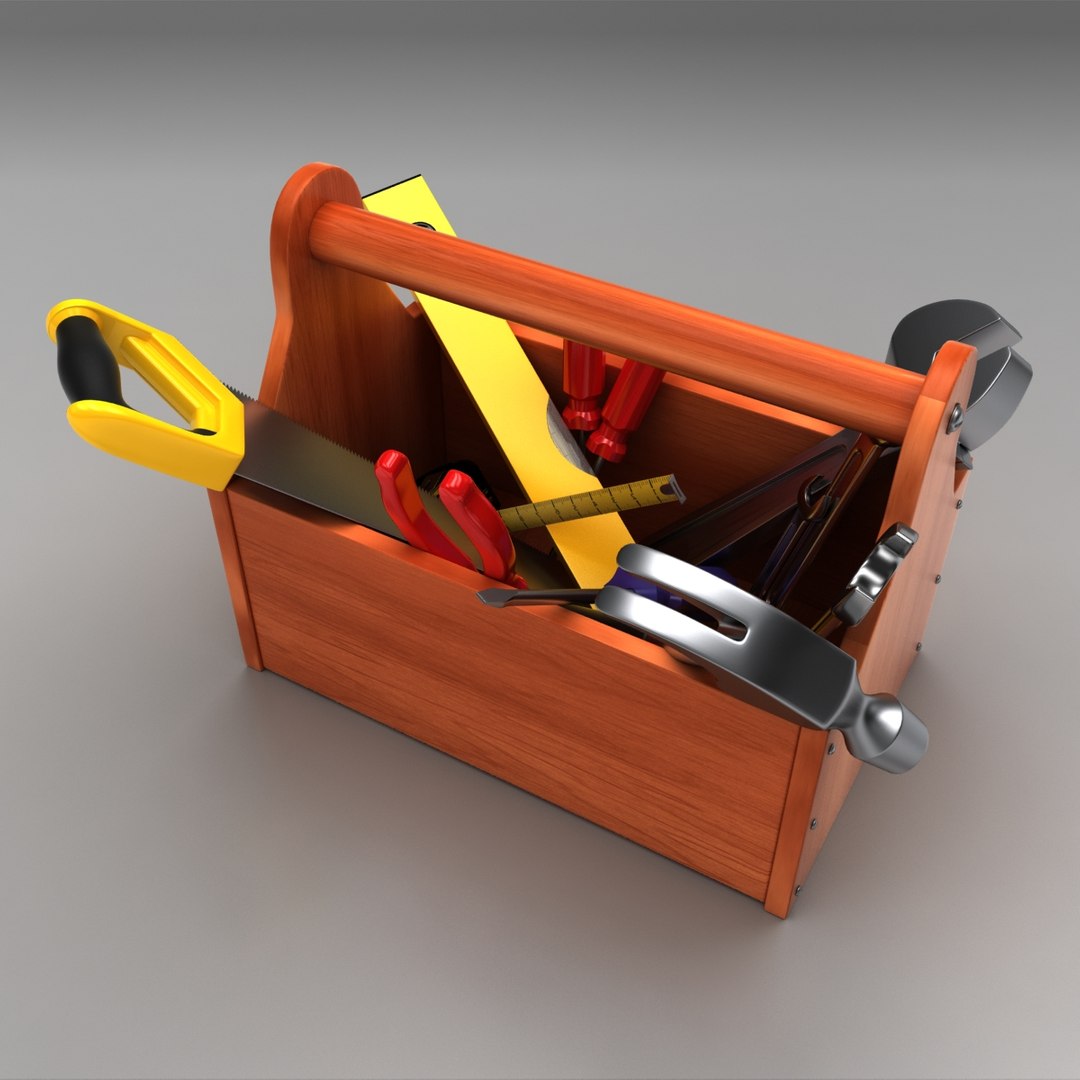 3d Tool Box Model