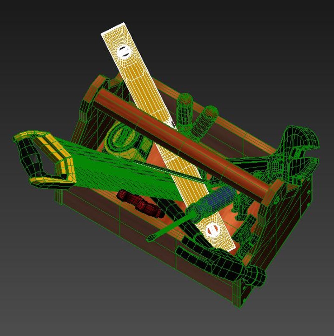 3d Tool Box Model
