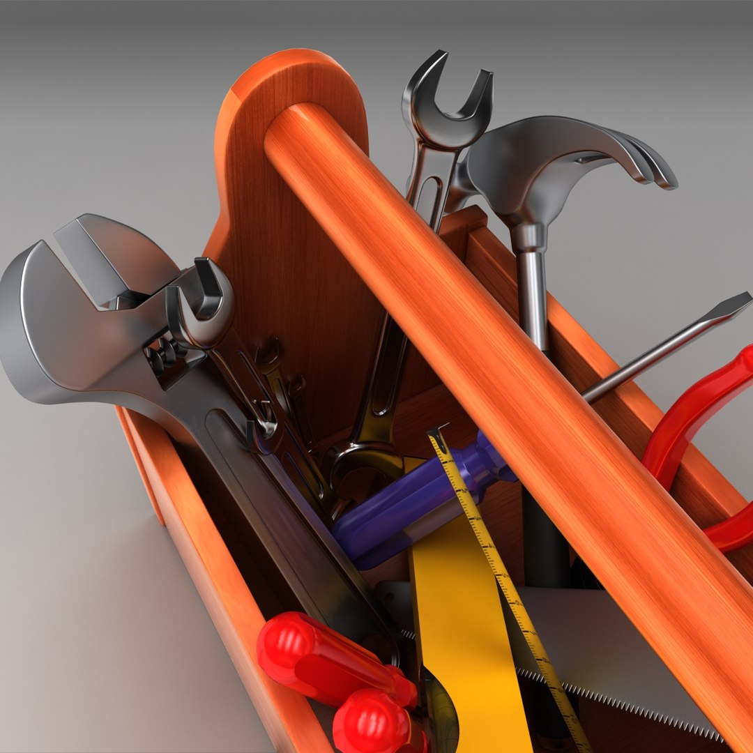3d Tool Box Model