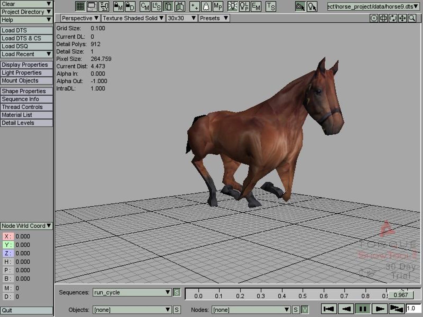 3d Horse Torque