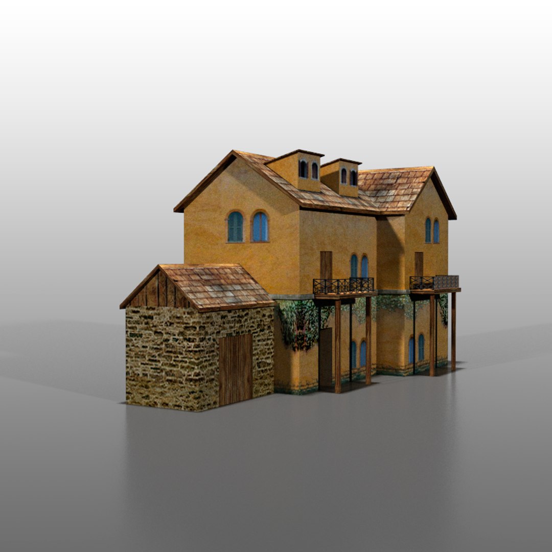 3d Model Italian House