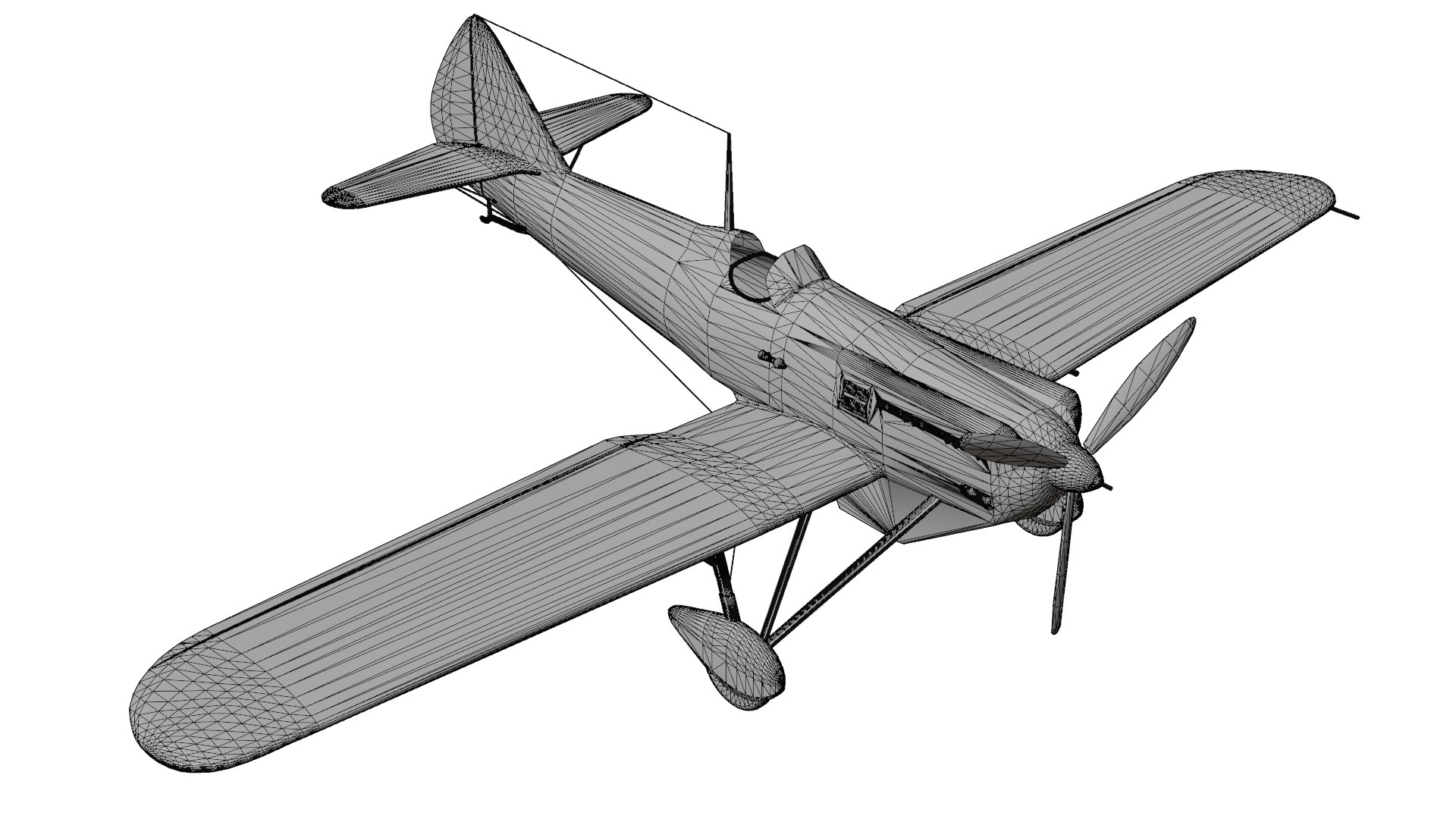 3D Dewoitine D510 - TurboSquid 2316080