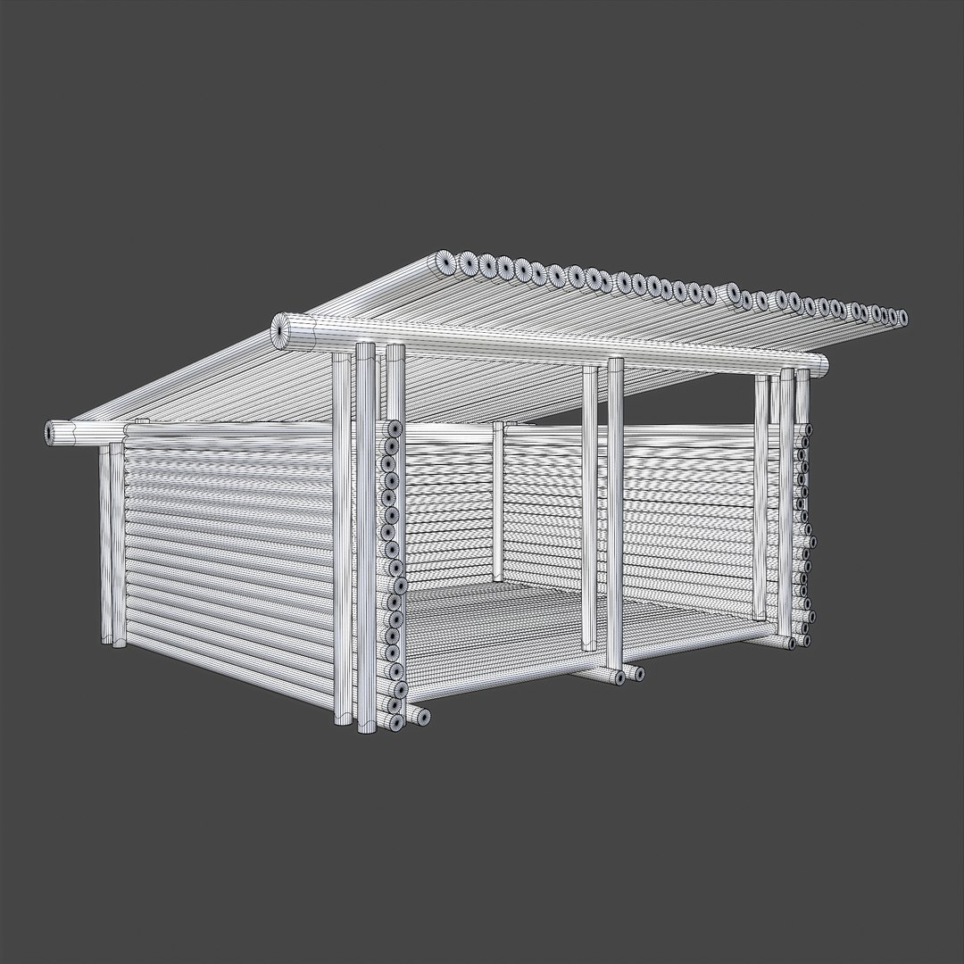 Modular Hut Q 3D - TurboSquid 1807332