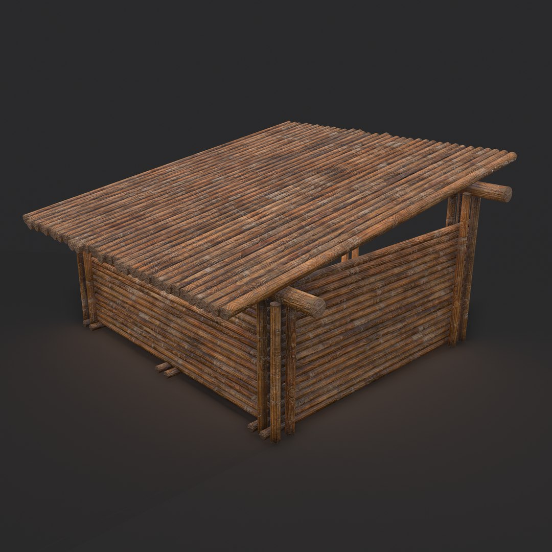 Modular Hut Q 3D - TurboSquid 1807332