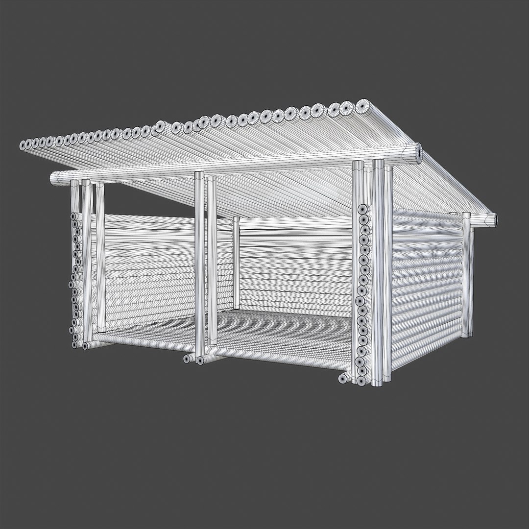 Modular Hut Q 3D - TurboSquid 1807332