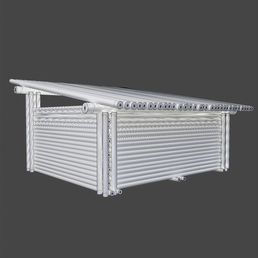 Modular Hut Q 3D - TurboSquid 1807332