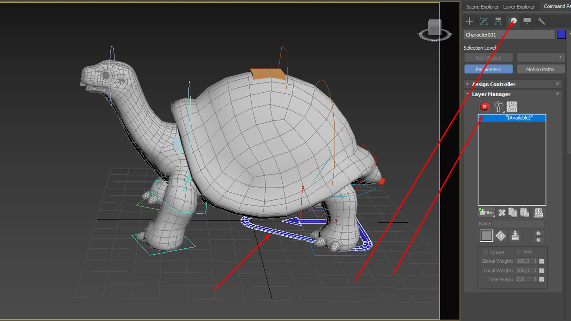 3D Turtle Rig High-poly - TurboSquid 2346496