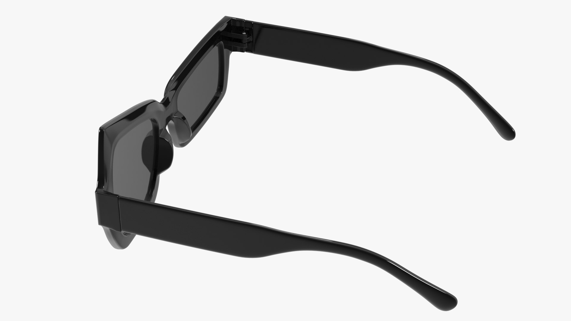 3D Model Asymmetrical Sunglasses Black For 3D Print - TurboSquid 2256130