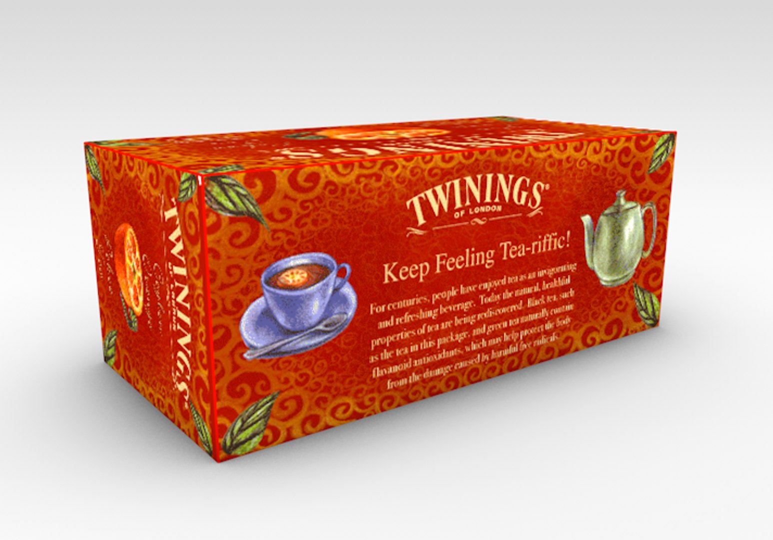3d model twinings tea