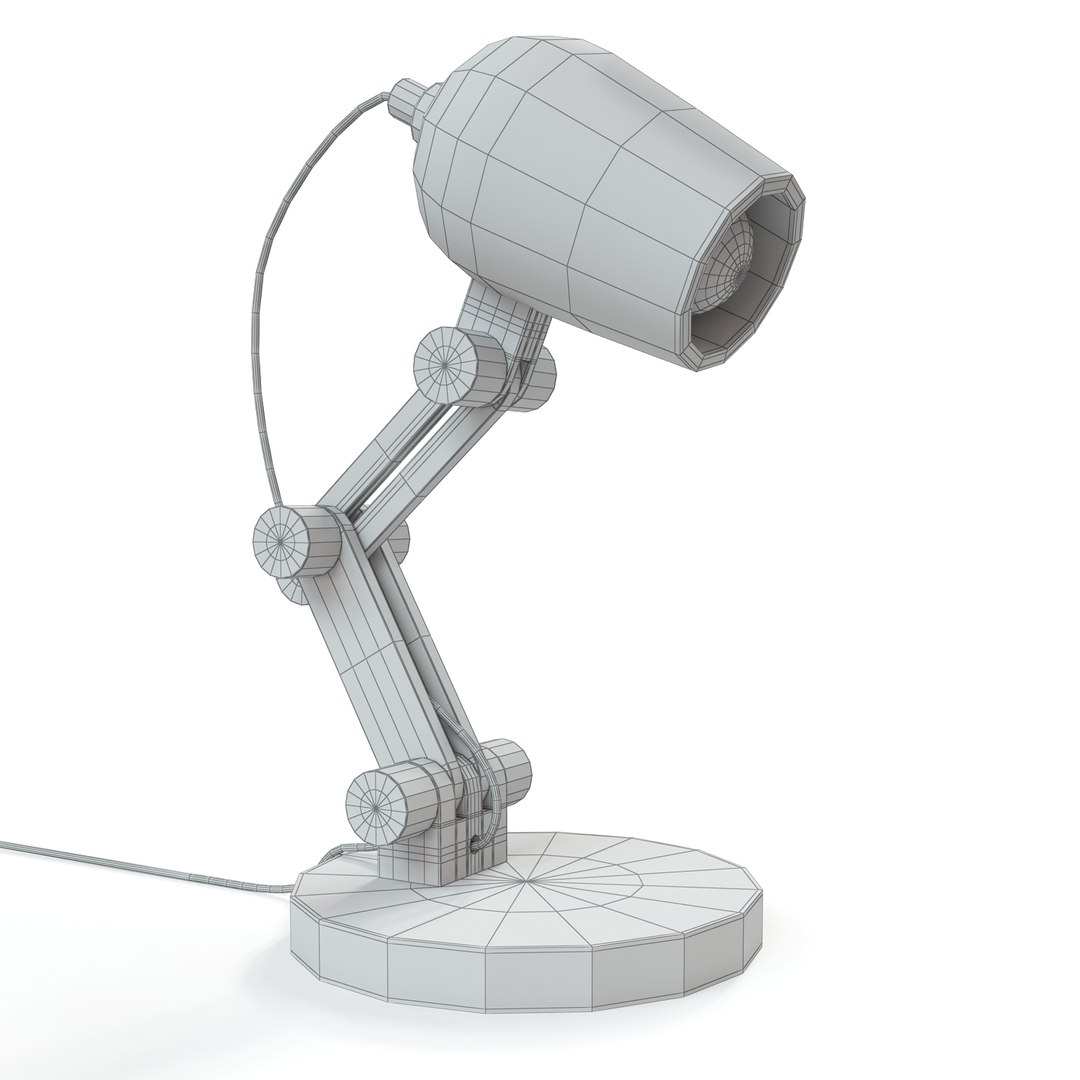 3d wood table lamp