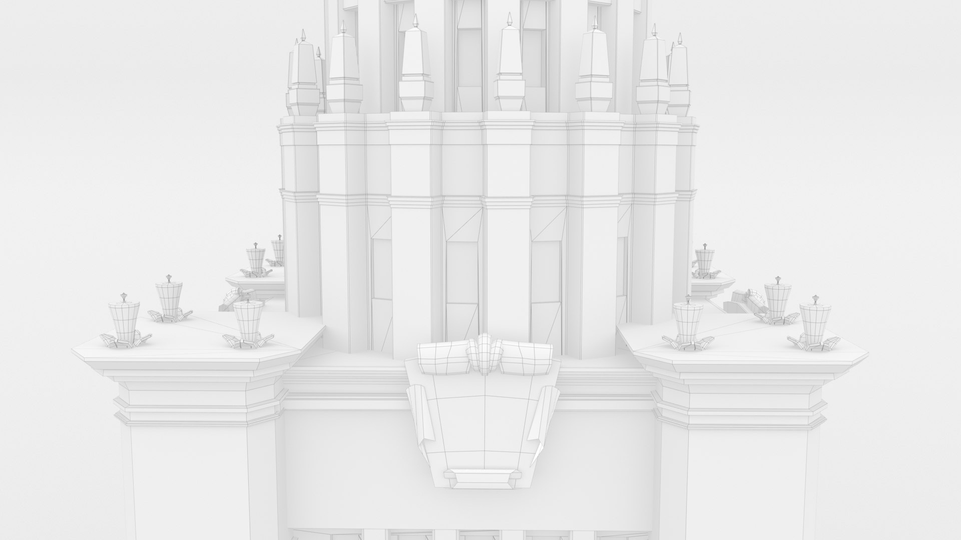 3D MGU State University model - TurboSquid 2112110