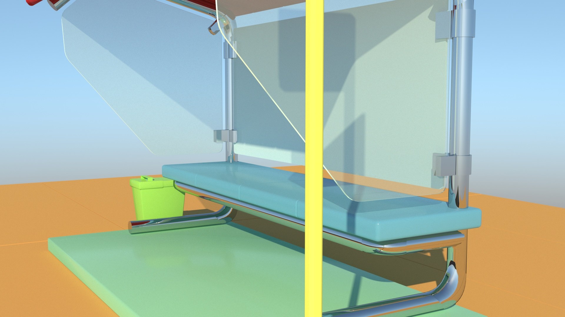 3D Stylized Bus Stop 01 - TurboSquid 2211043