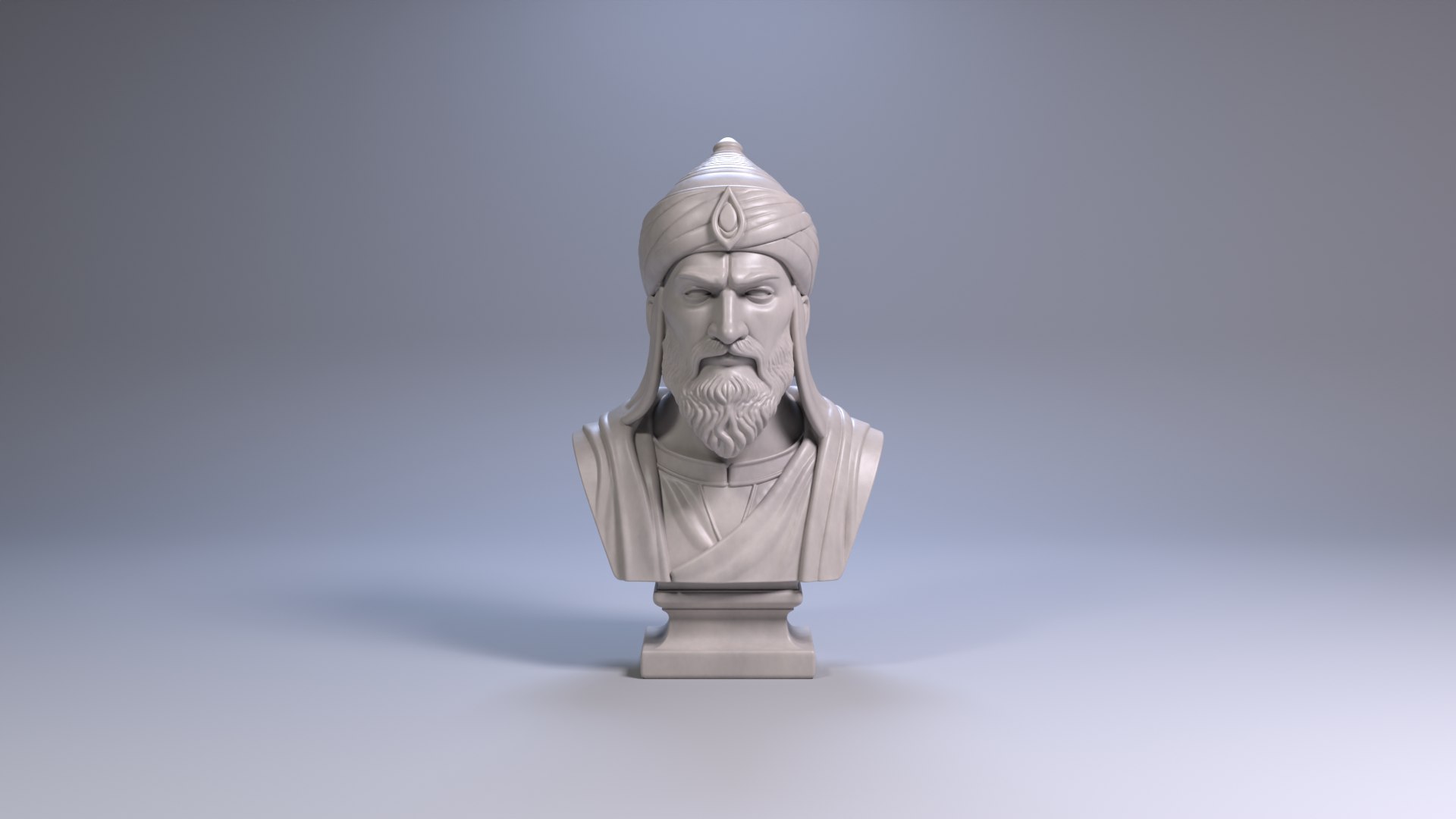 Saladin Bust The Legendary Muslim Leader Model - TurboSquid 2460885