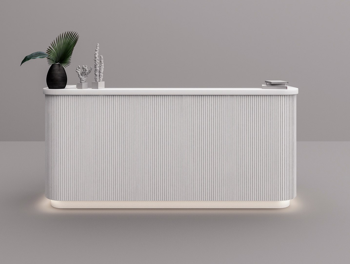 3D Desk Design Reception Model - TurboSquid 1615852