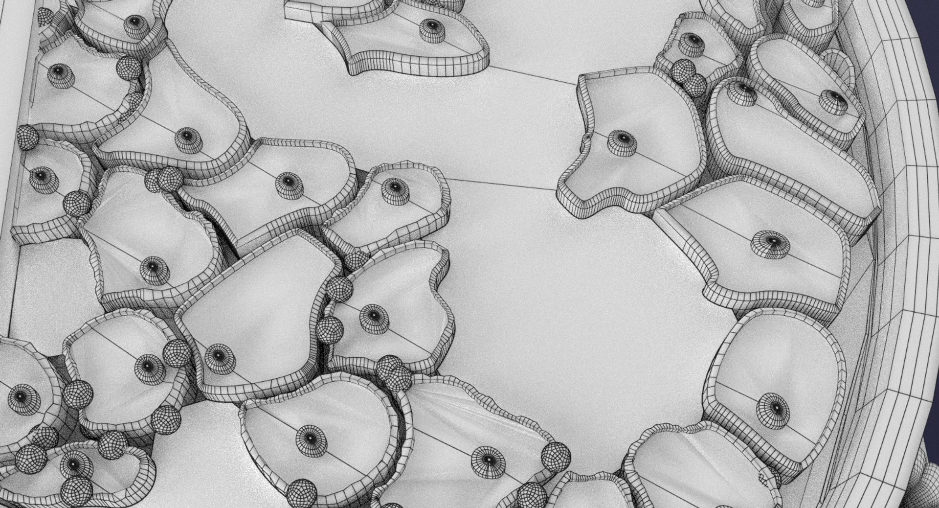 Pancreas diabetes anatomy islets model - TurboSquid 1409362