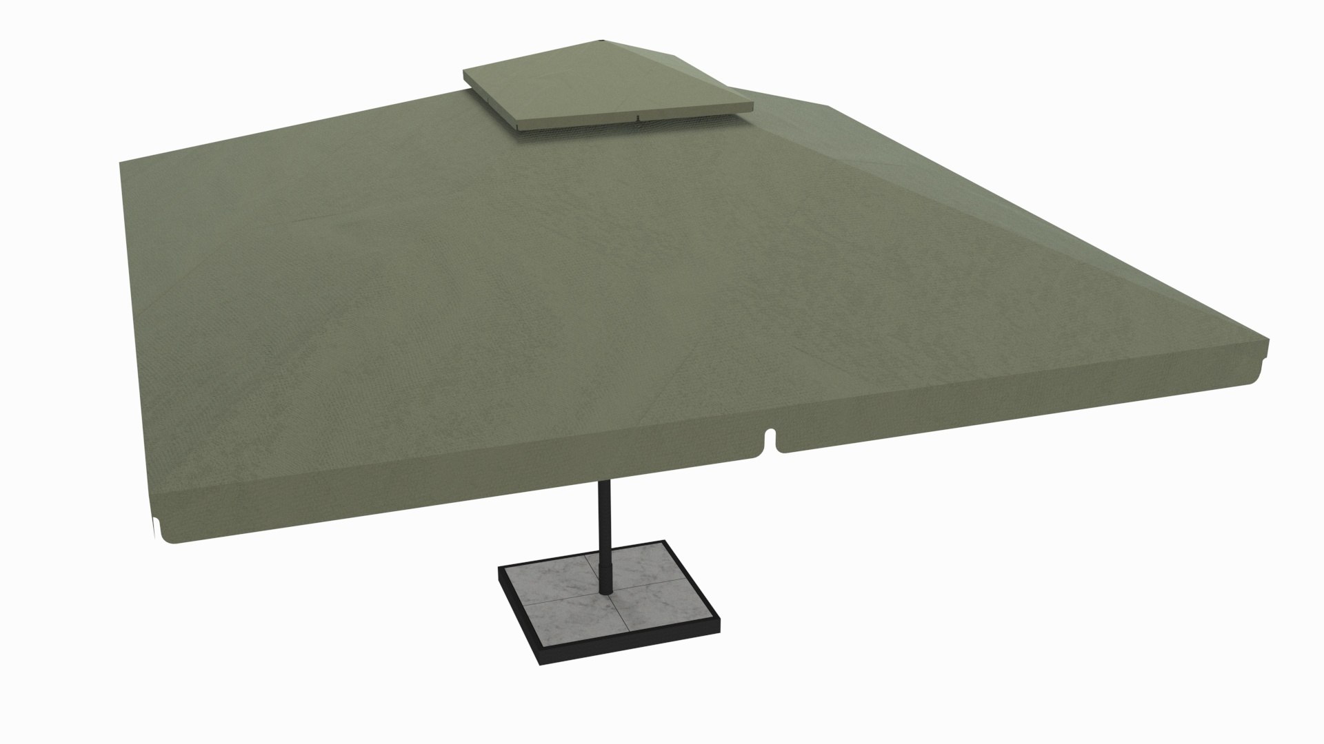 Square Parasol 3D Model - TurboSquid 1890647