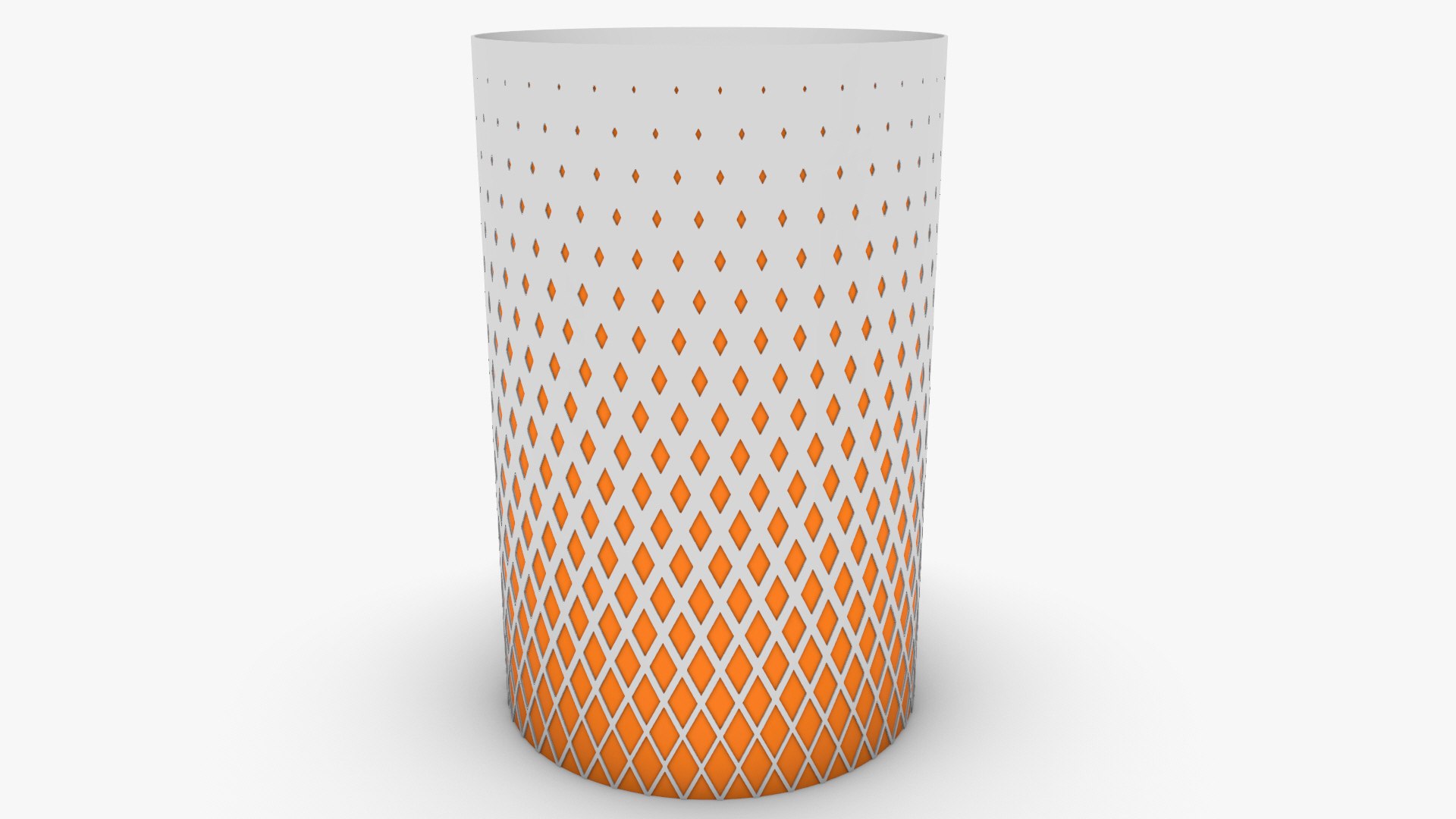 Parametric Diamond Pattern Cylinder Model - TurboSquid 2287530