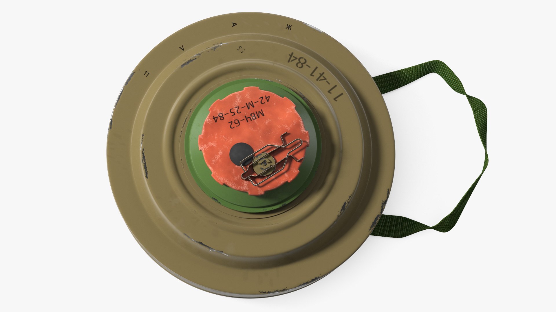 Anti Tank Blast Mine TM-62 Clean 3D model - TurboSquid 1918390