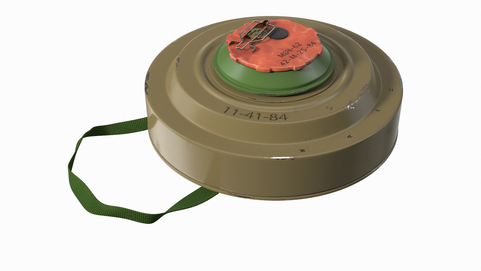 Anti Tank Blast Mine TM-62 Clean 3D Model - TurboSquid 1918390