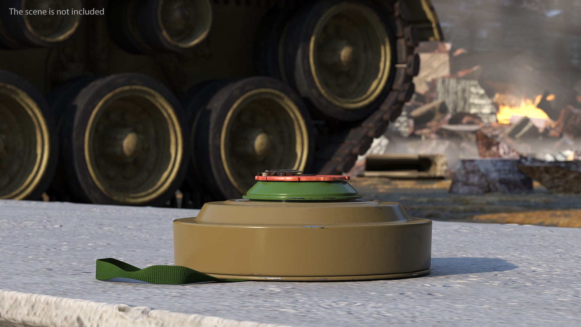 Anti Tank Blast Mine TM-62 Clean 3D Model - TurboSquid 1918390