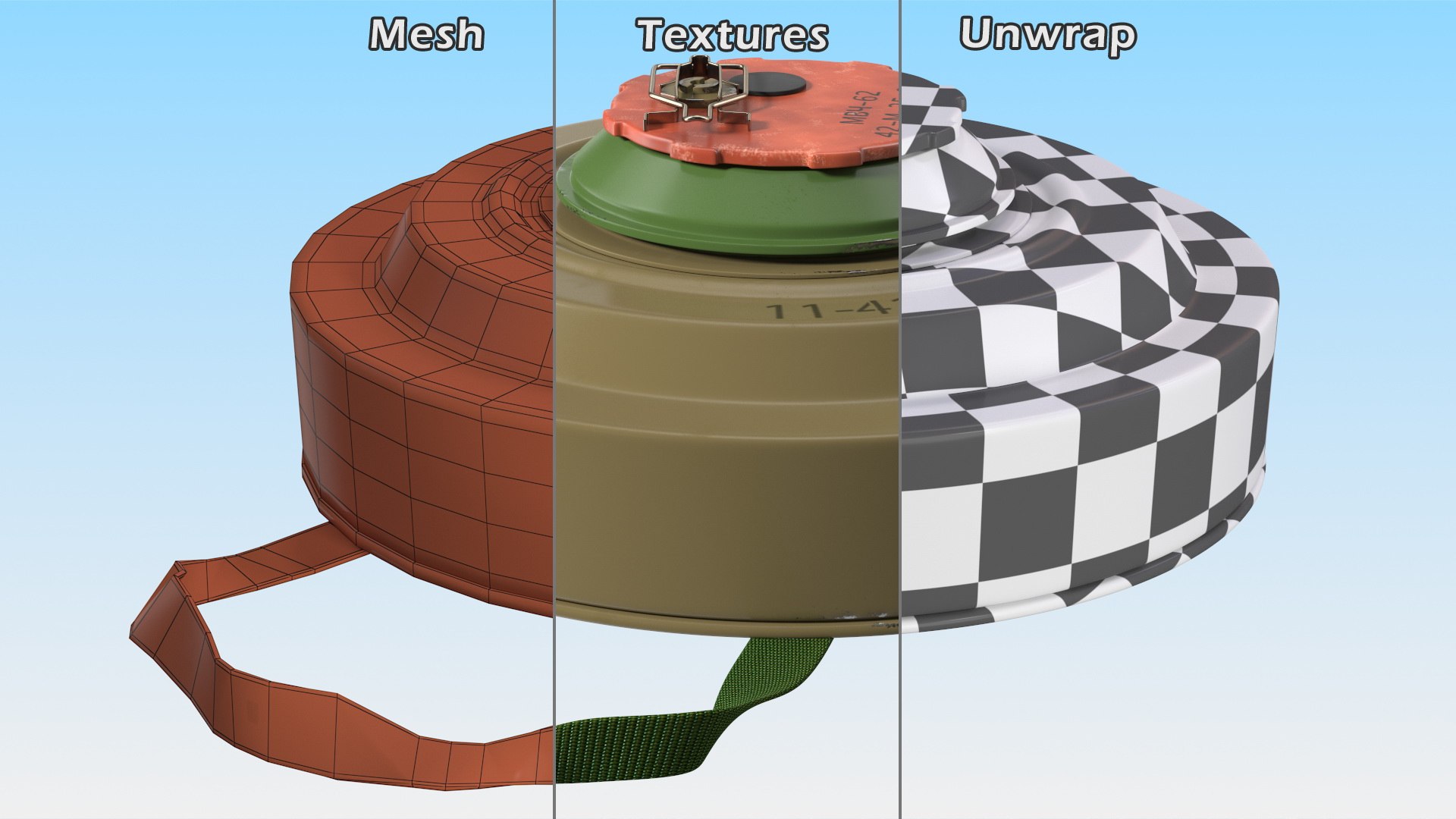 Anti Tank Blast Mine TM-62 Clean 3D model - TurboSquid 1918390