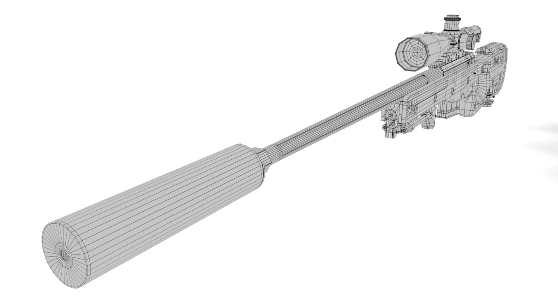 3D sniper rifle l115a3 - TurboSquid 1310965