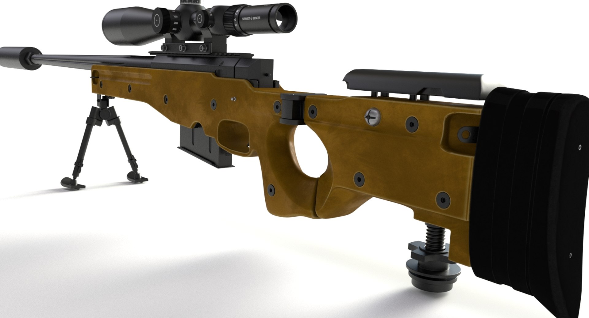 3D sniper rifle l115a3 - TurboSquid 1310965