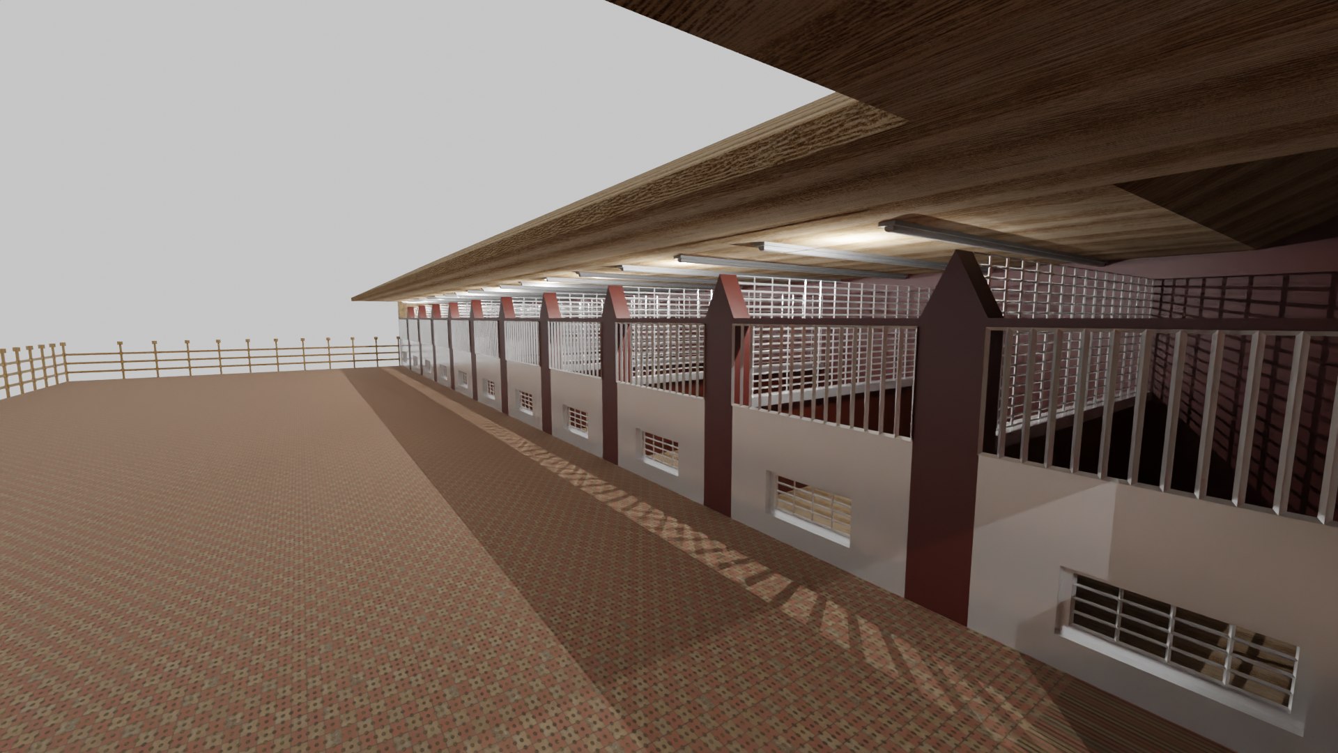 3D Model Horse Stable - TurboSquid 2159144