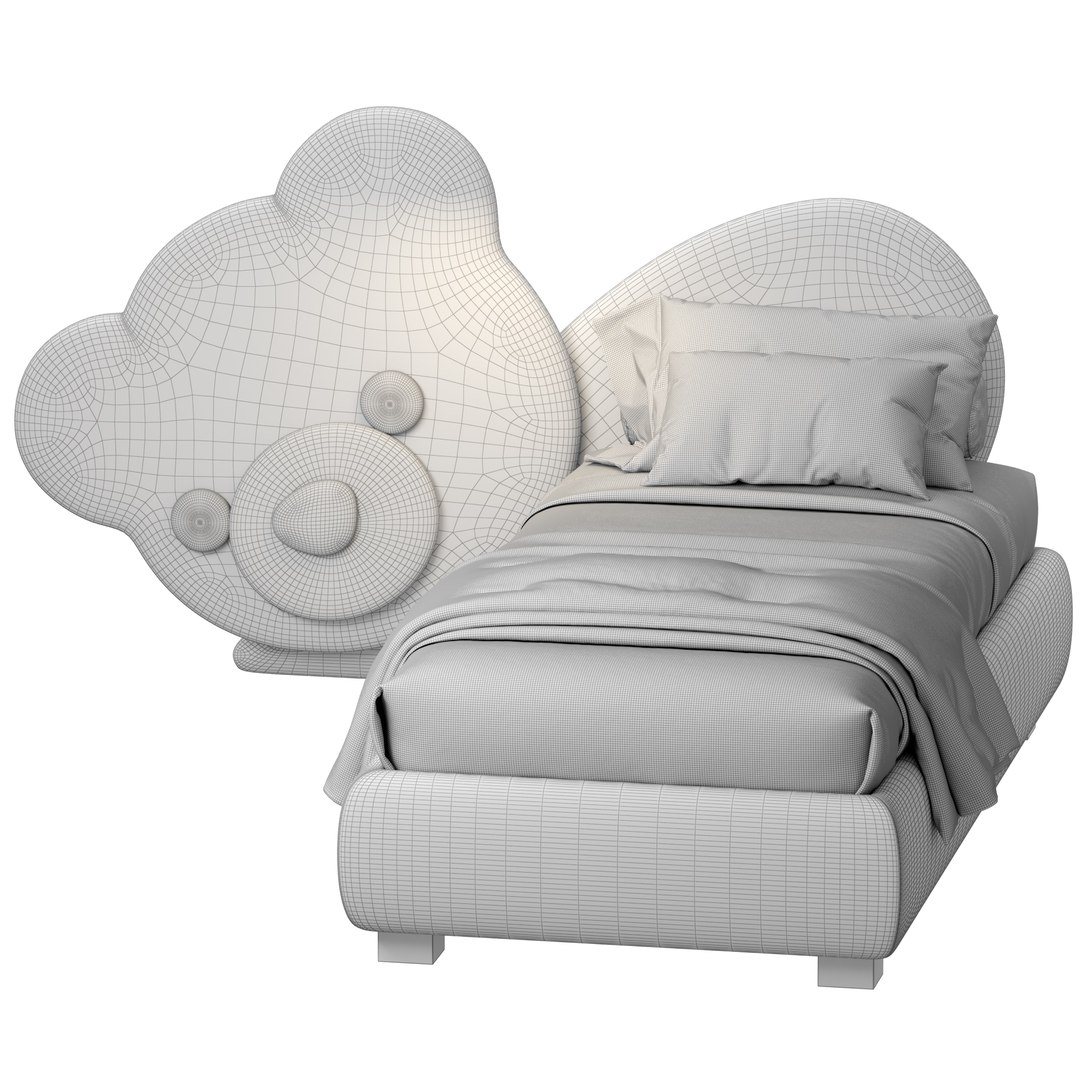 Bside Ted Bed 3D Model - TurboSquid 1821199
