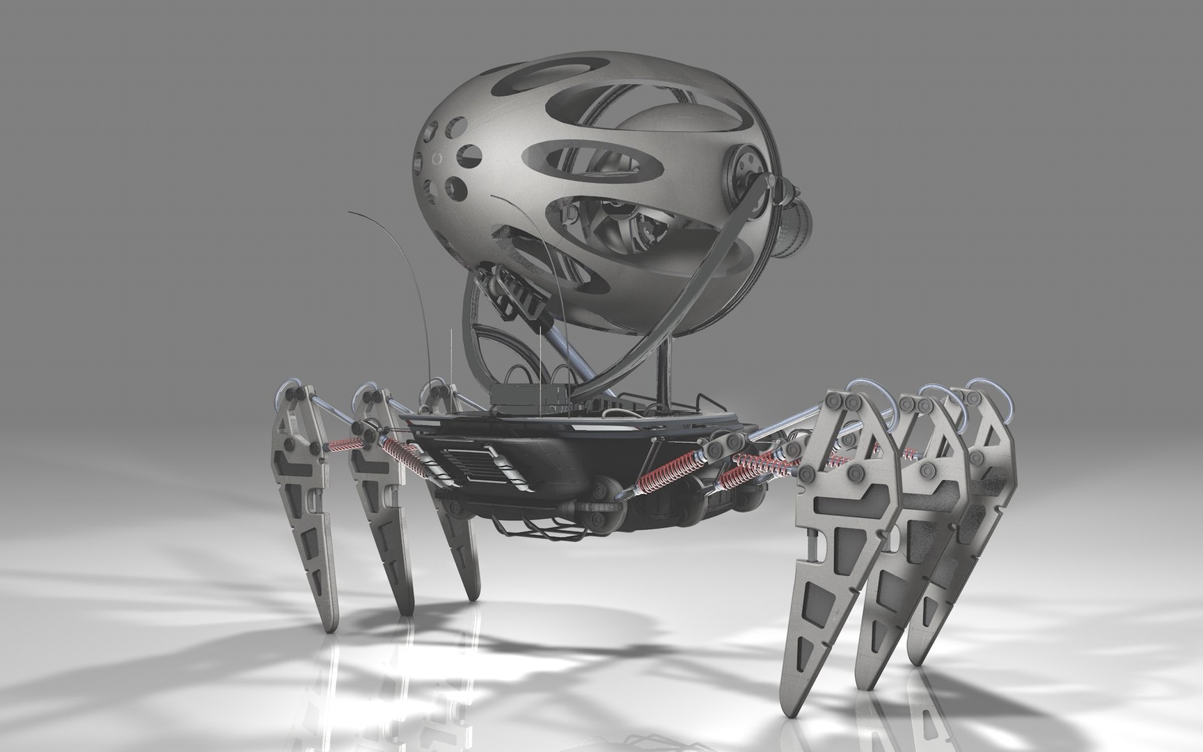 Robot Spider 3d Model