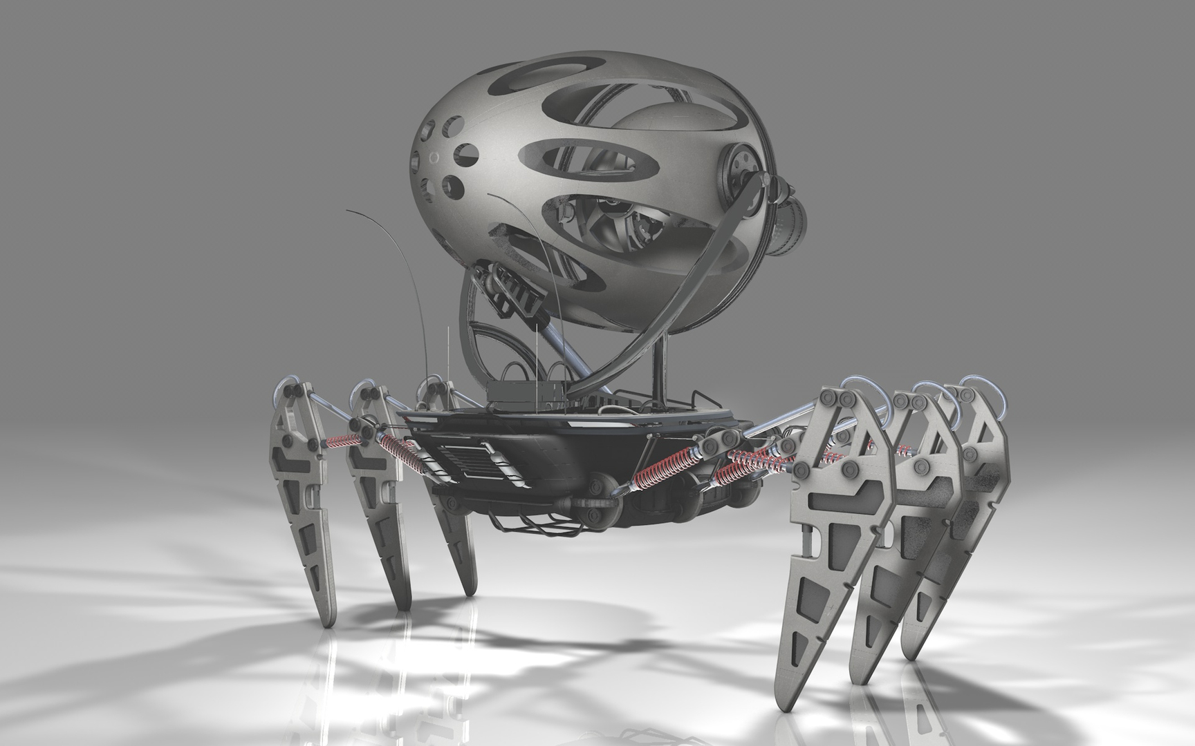 robot spider 3d model