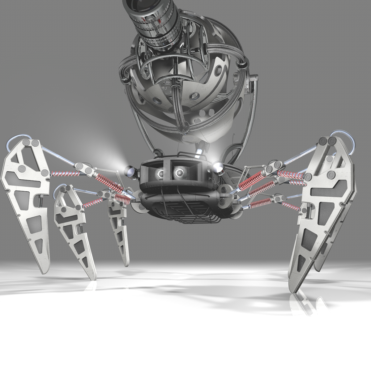 robot spider 3d model