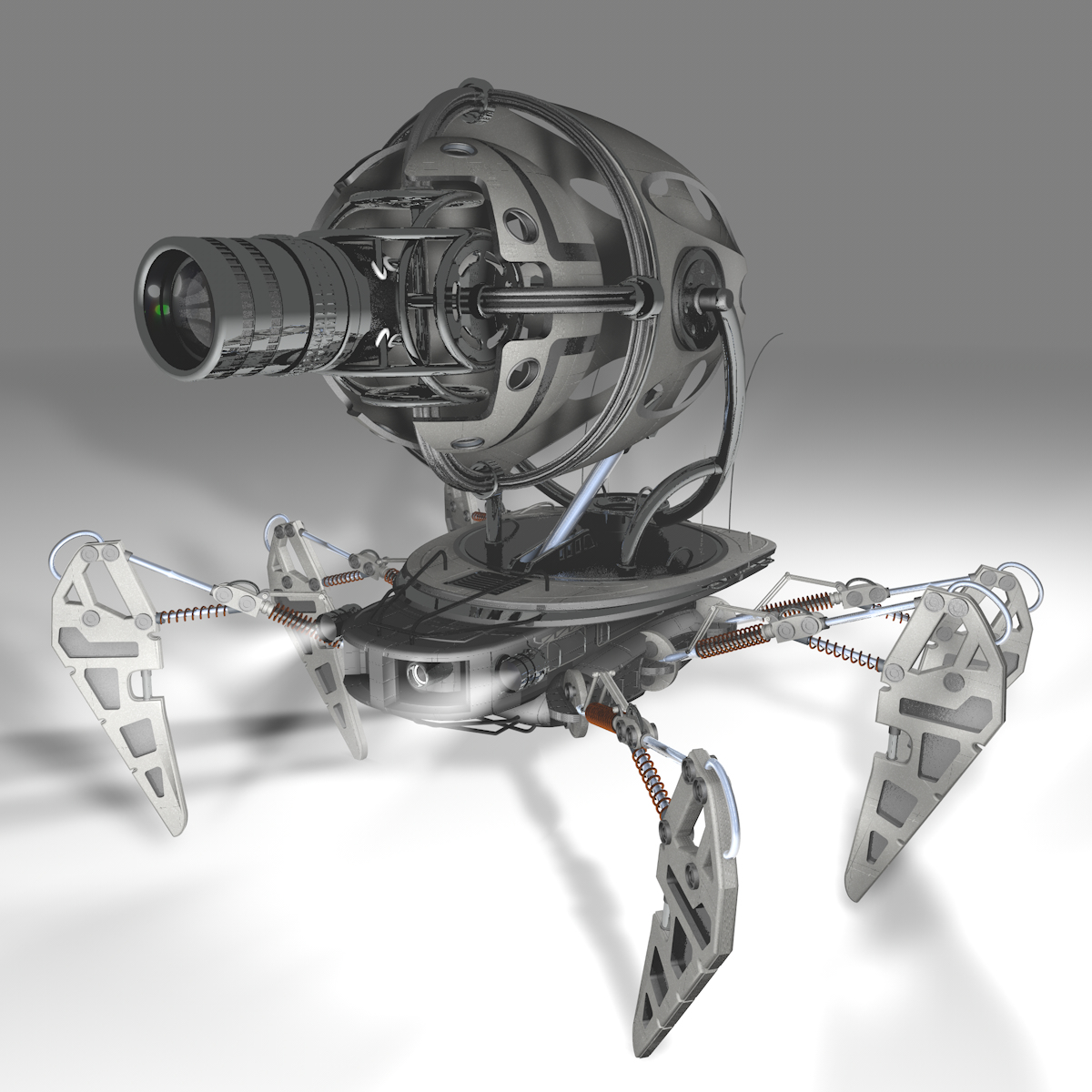 robot spider 3d model