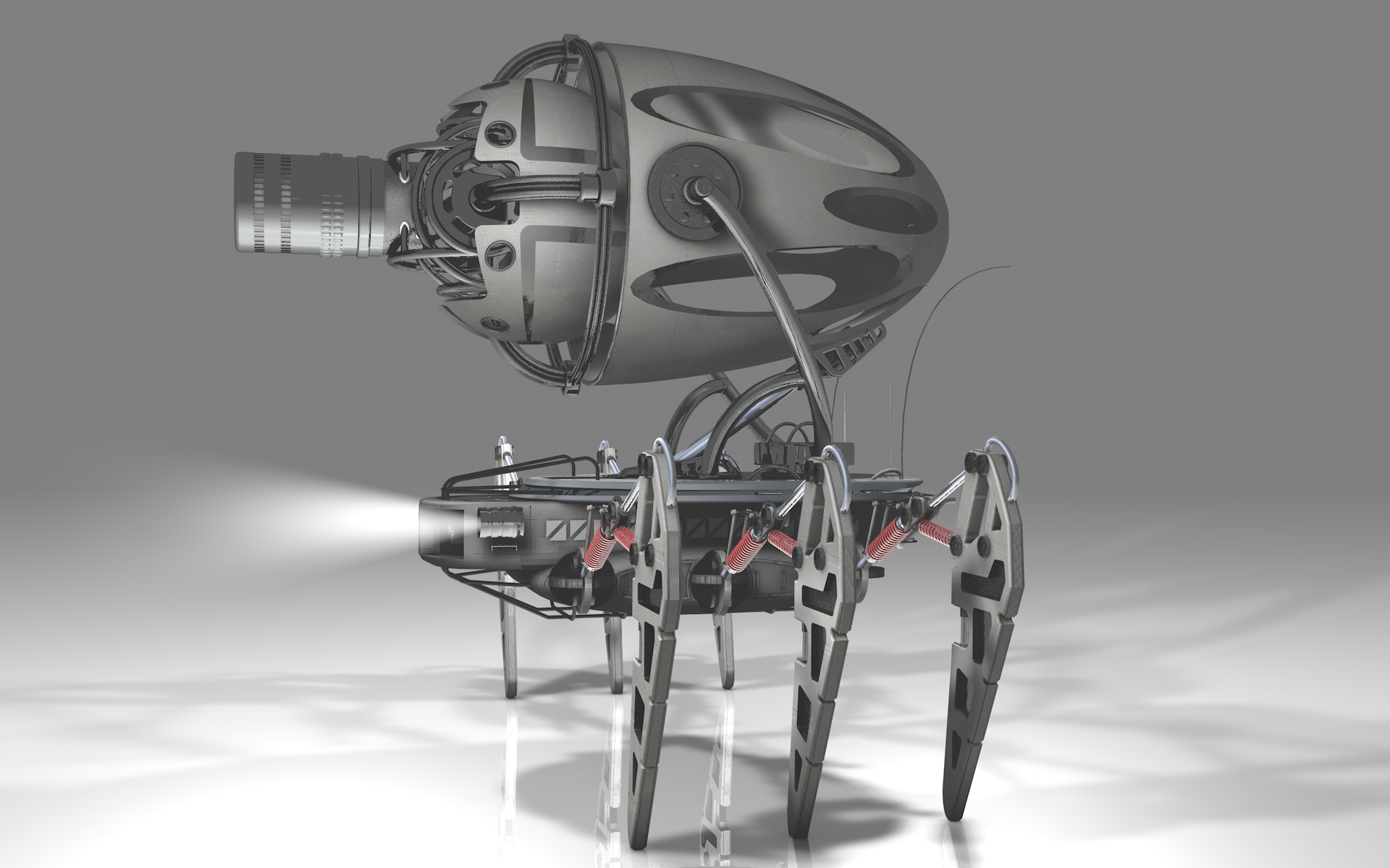 robot spider 3d model