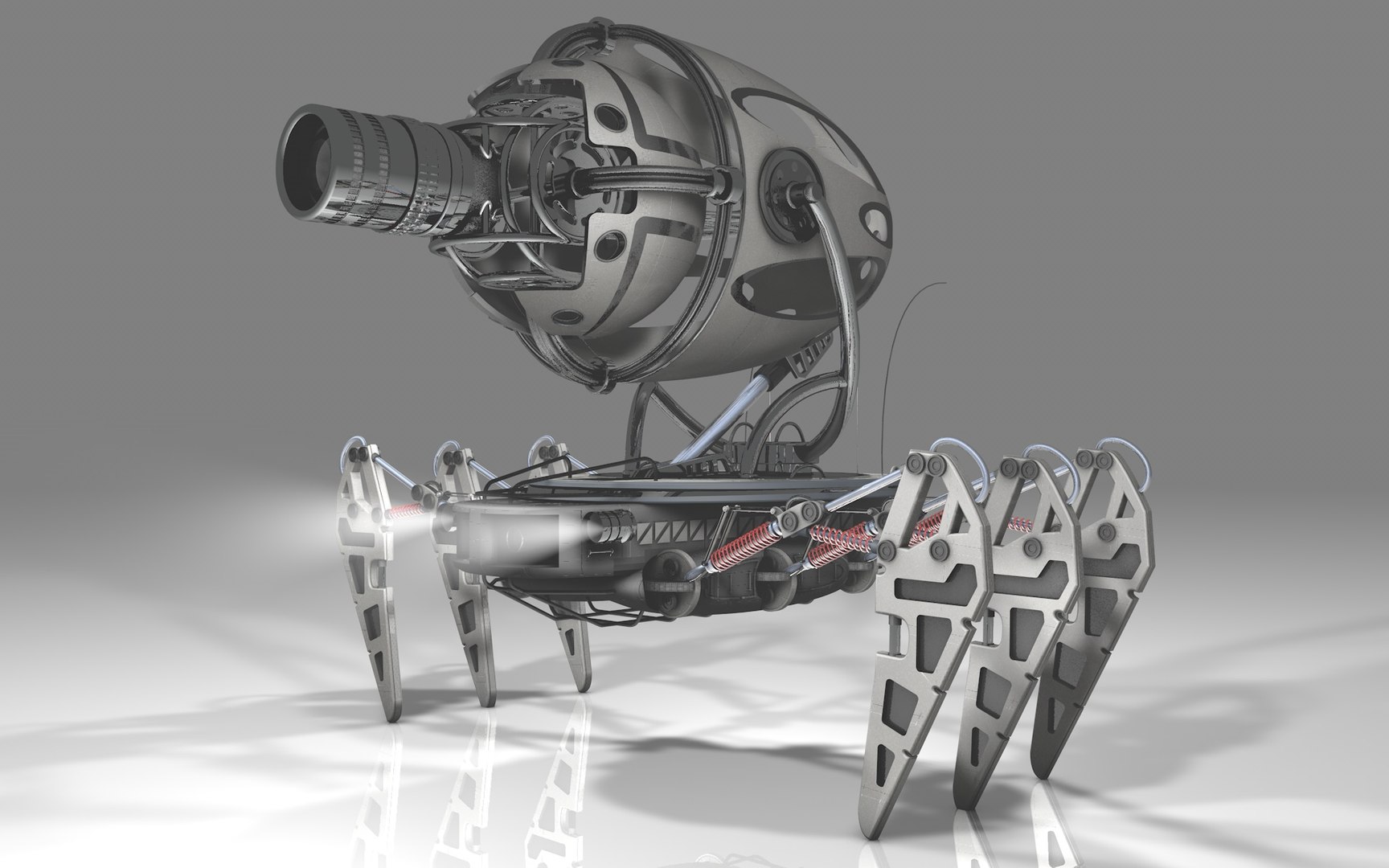 Robot Spider 3d Model