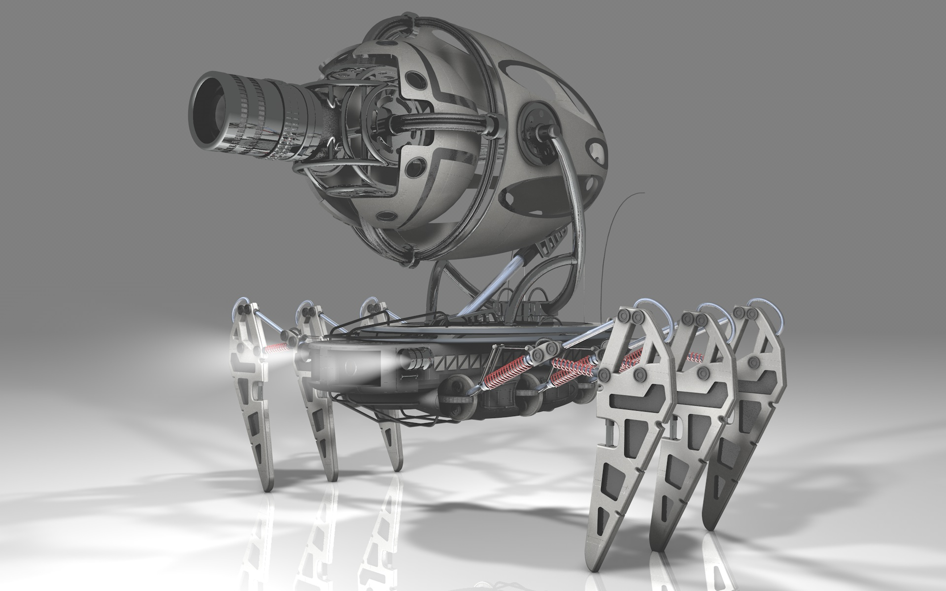 robot spider 3d model