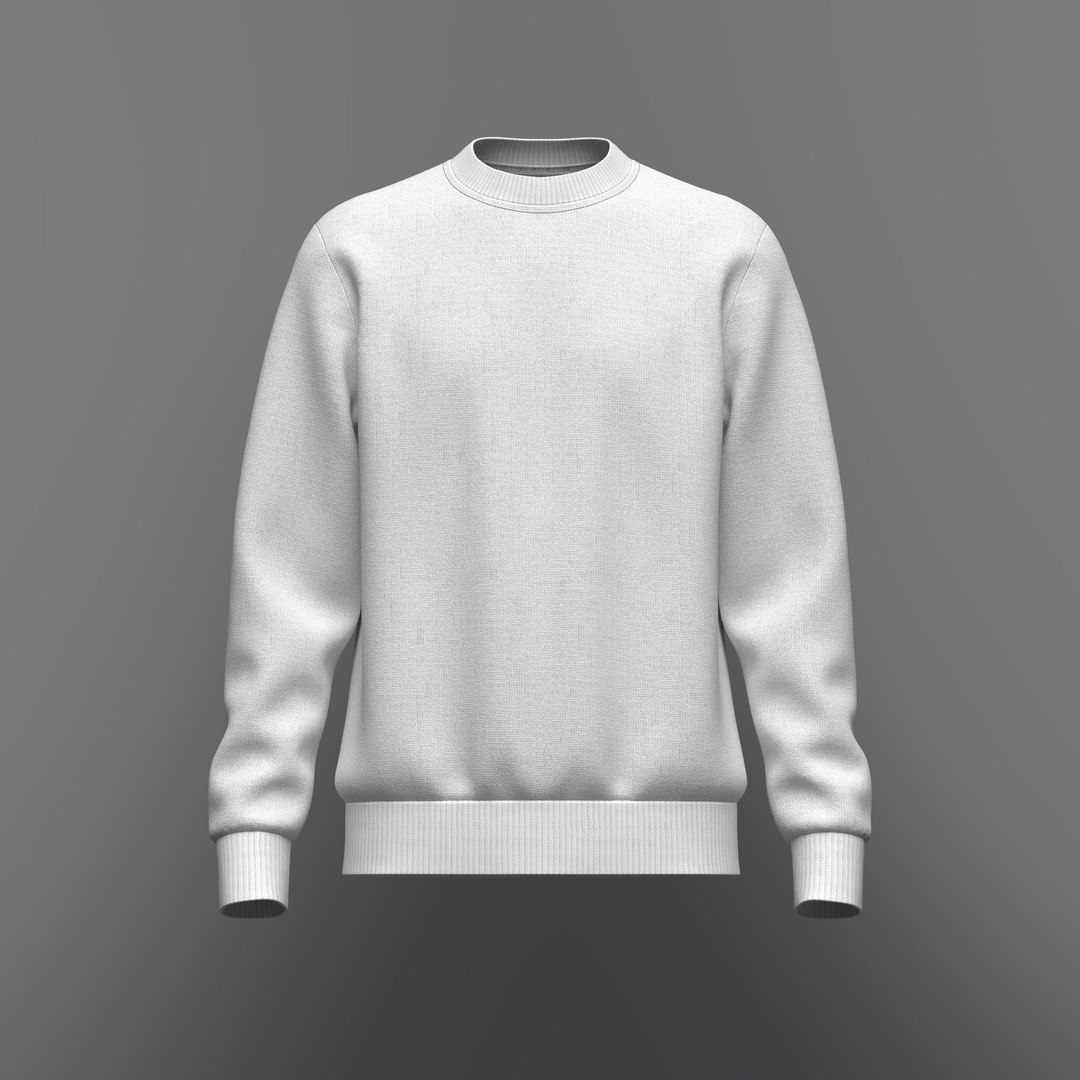 Mens Sweatshirt 3d Model 2 Model - TurboSquid 2205494